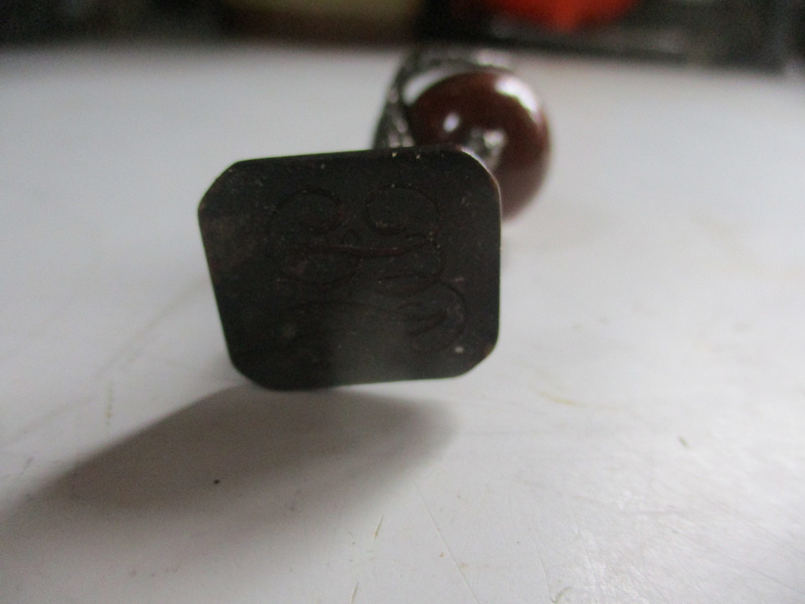 Victorian Ball and Claw Wax Seal - 1880s Silver Wrapped Iron Form W .75 ...
