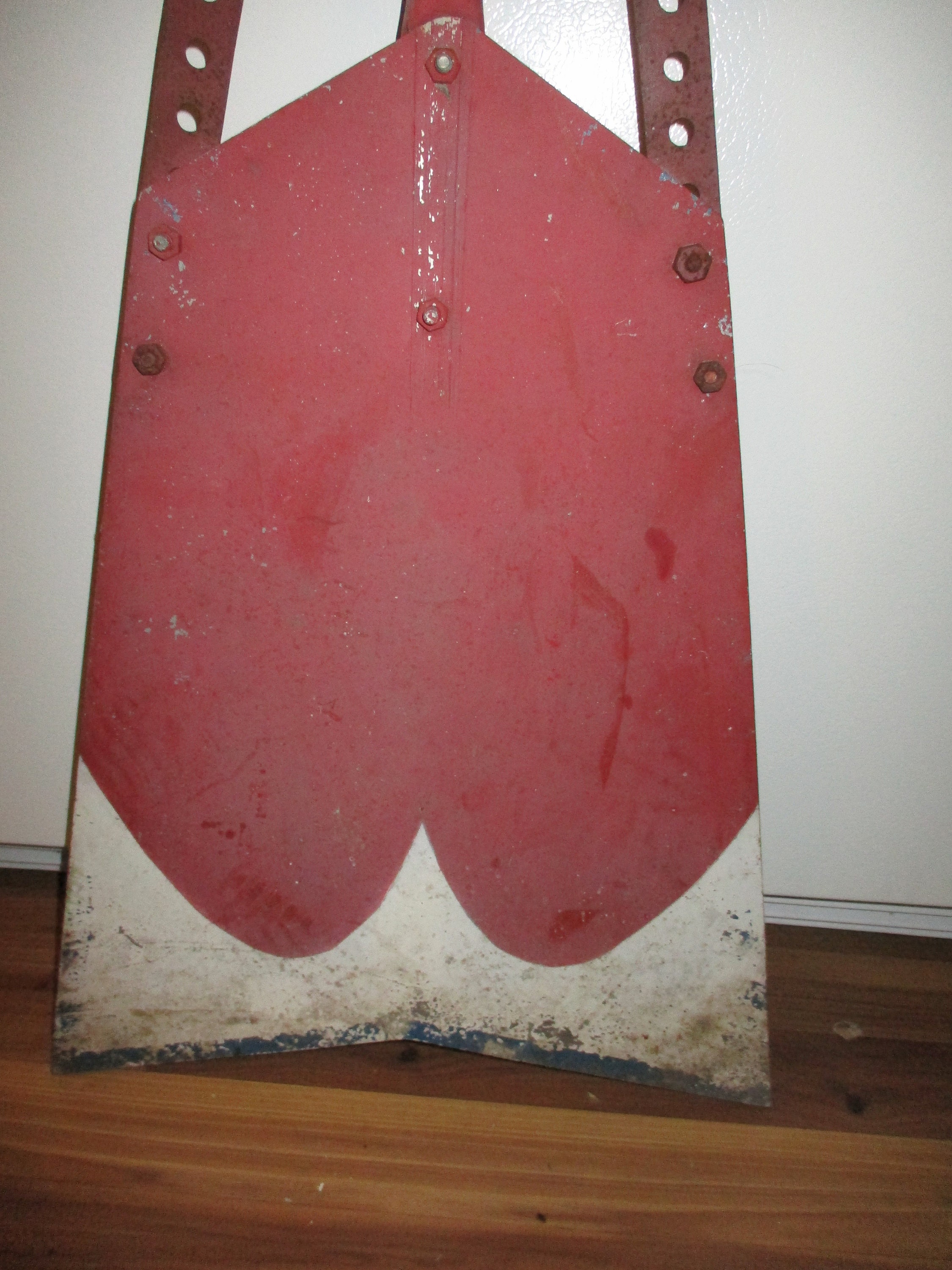 Antique Windmill Rudder Blade Primitive Folk Art Painted | Etsy