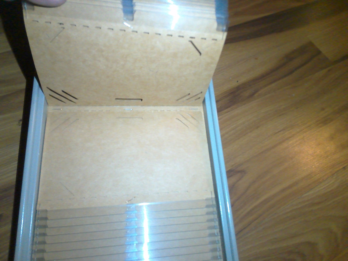 Victor Kardex 2 Drawer File Cabinet- 18" X 8" X 4.5" Deep W 50 Flaps ...