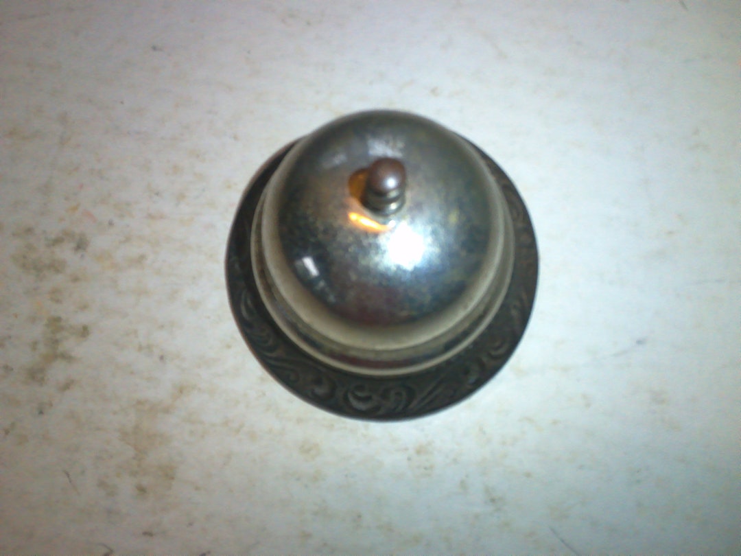 Bellhops Bell - Service Desk Bell - Stylish Dome Top Form With Scroll ...