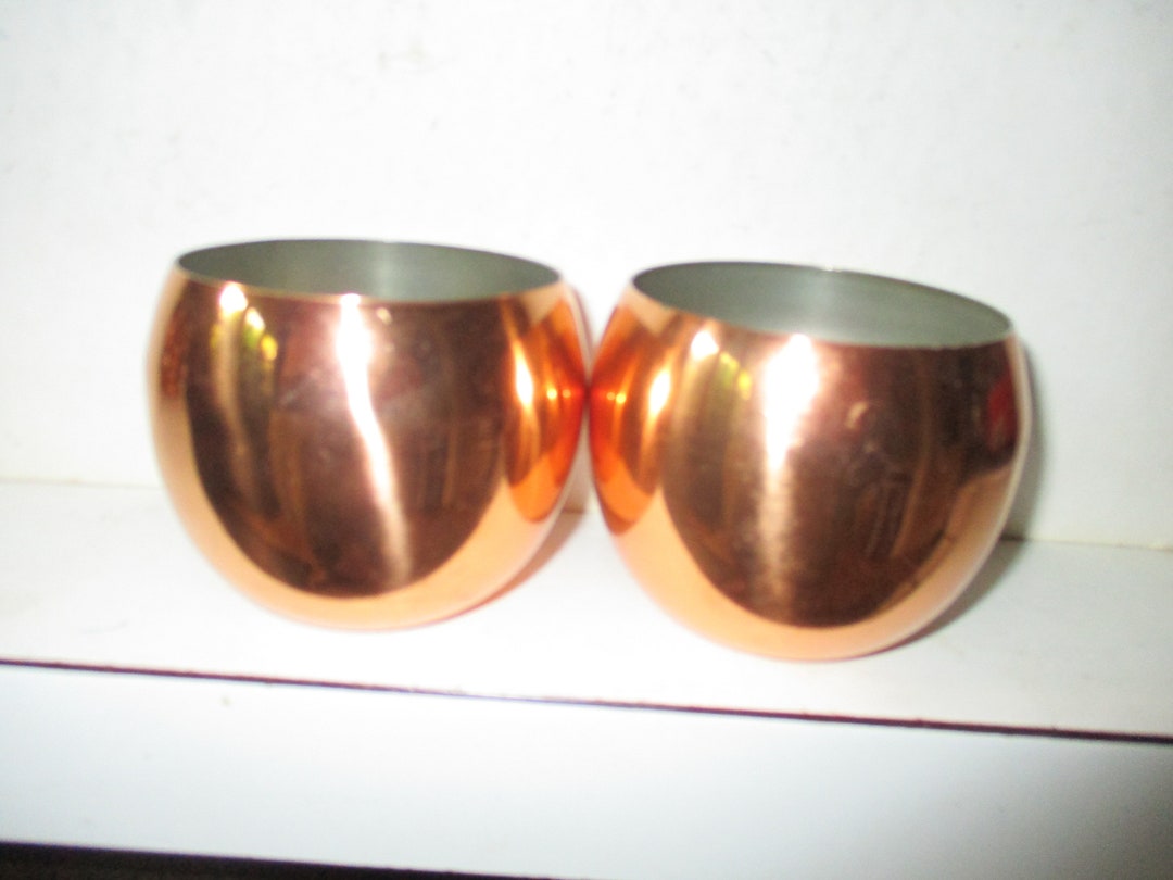 Roly Poly Cocktail and Drinking Cups - Tin Lined Copper 10 Oz Forms by ...