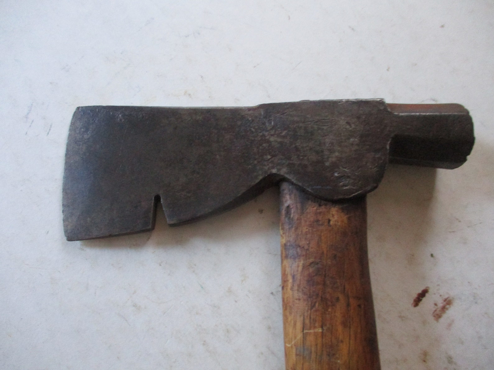 Shingler's Hatchet Hammer - Antique Cast Steel Form With Hickory Handle ...