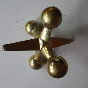 Giant Jack Figurine Cast Iron Form 6.5 Across Gold Finish With Light ...