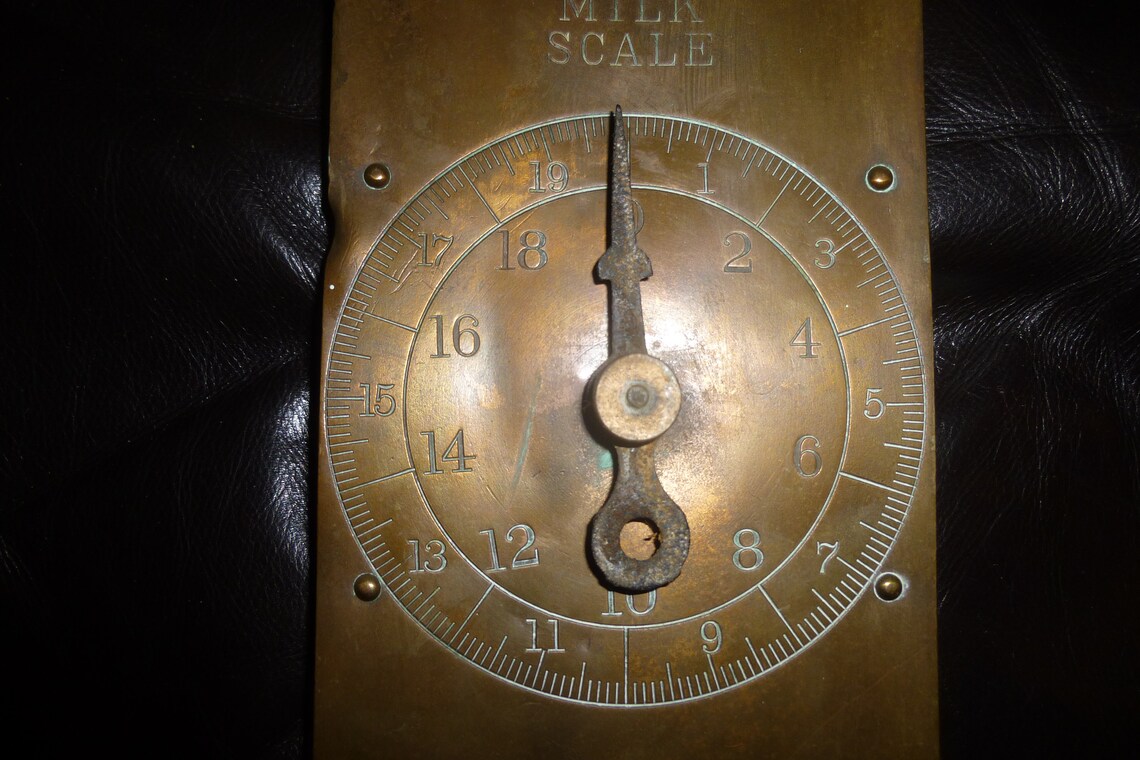 Chatillon's Improved Circular Spring Balance Milk Scale - Rare and ...