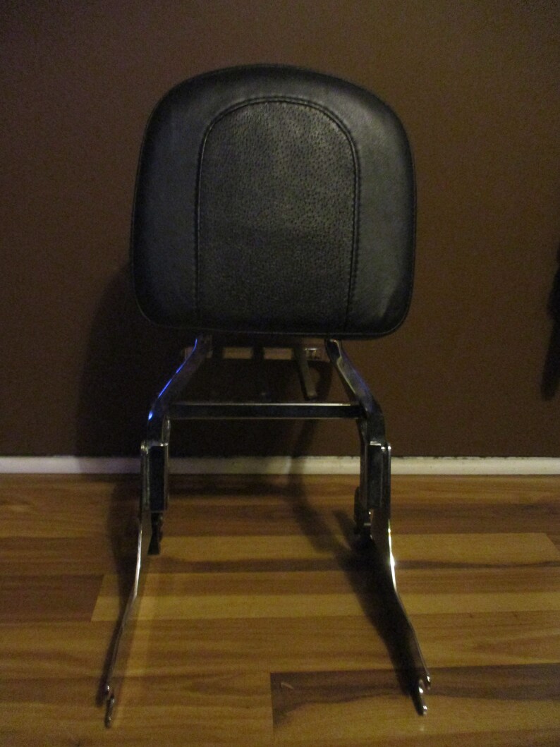 Harley Davidson Motorcycle Backrest and Shelf Tall Chrome - Etsy