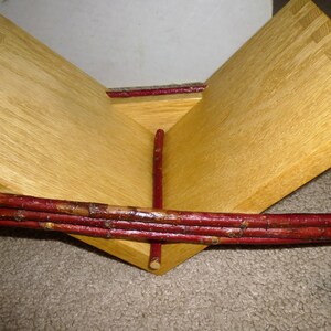 Funky Stepped Shelf With Natural Branch Accents Hang Horizontally or at ...