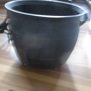 Antique Cast Iron Cauldron and Trivet Stand Very Rare 1890s Era 2 ...