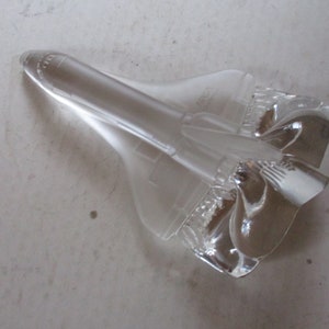Crystal Challenger Space Shuttle - Fun Vintage Form - 8" High X 5" X 3. ...