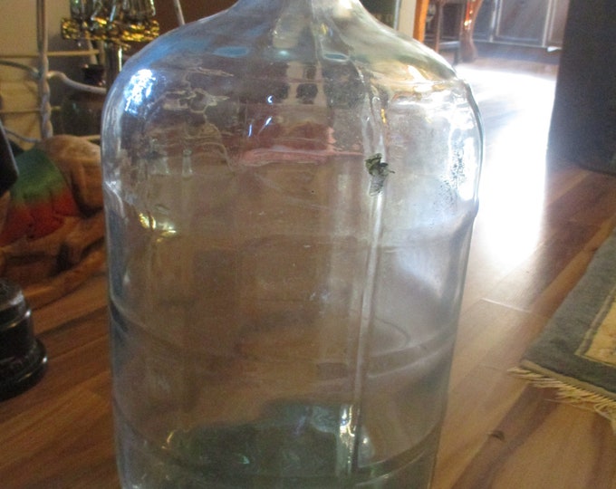 5 Gallon Glass Water Bottle - Carboy - Waffle Bottle Form - No Chips or ...