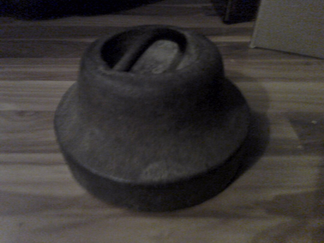 Flat Bottom Floor Weight Cast Iron 32.4 LB Bell Shaped Dome - Etsy
