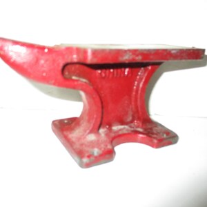 Cast Iron Anvil - Unusual Small Table Mount Jewelers Form - Great ...