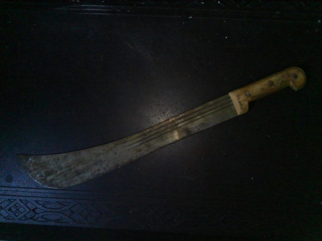 Mole & Sons WW2 Military Hooknose Machete - 24" Long Steel W Wood ...