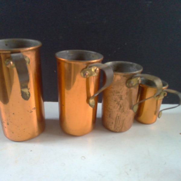 Antique Measuring Cups Set - Etsy