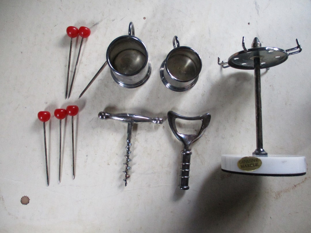 Vintage Raimond of Italy 11 Piece Bar Set - Mid-century Italian Modern ...