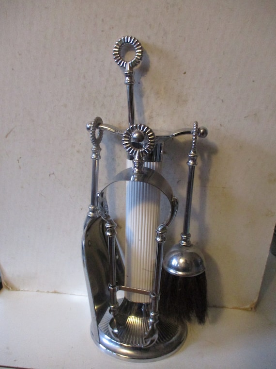 Antique Fireplace Tools Set Rare and Unusual Miniature - Etsy