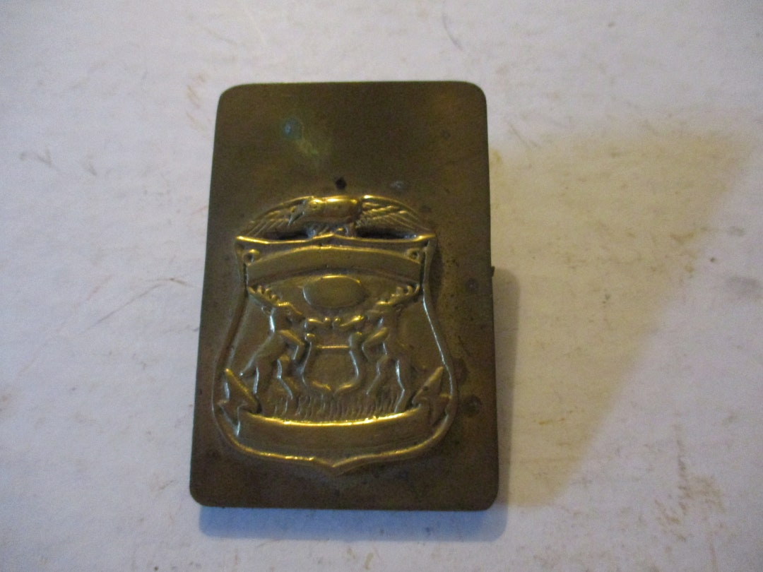 Large Brass Paperclip Paperweight - 3.5" X 2.25" Clip With 2.25" High ...