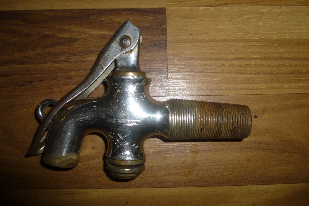 Antique Barrel Tap Spigot With Locking Faucet Handle - Fun and ...