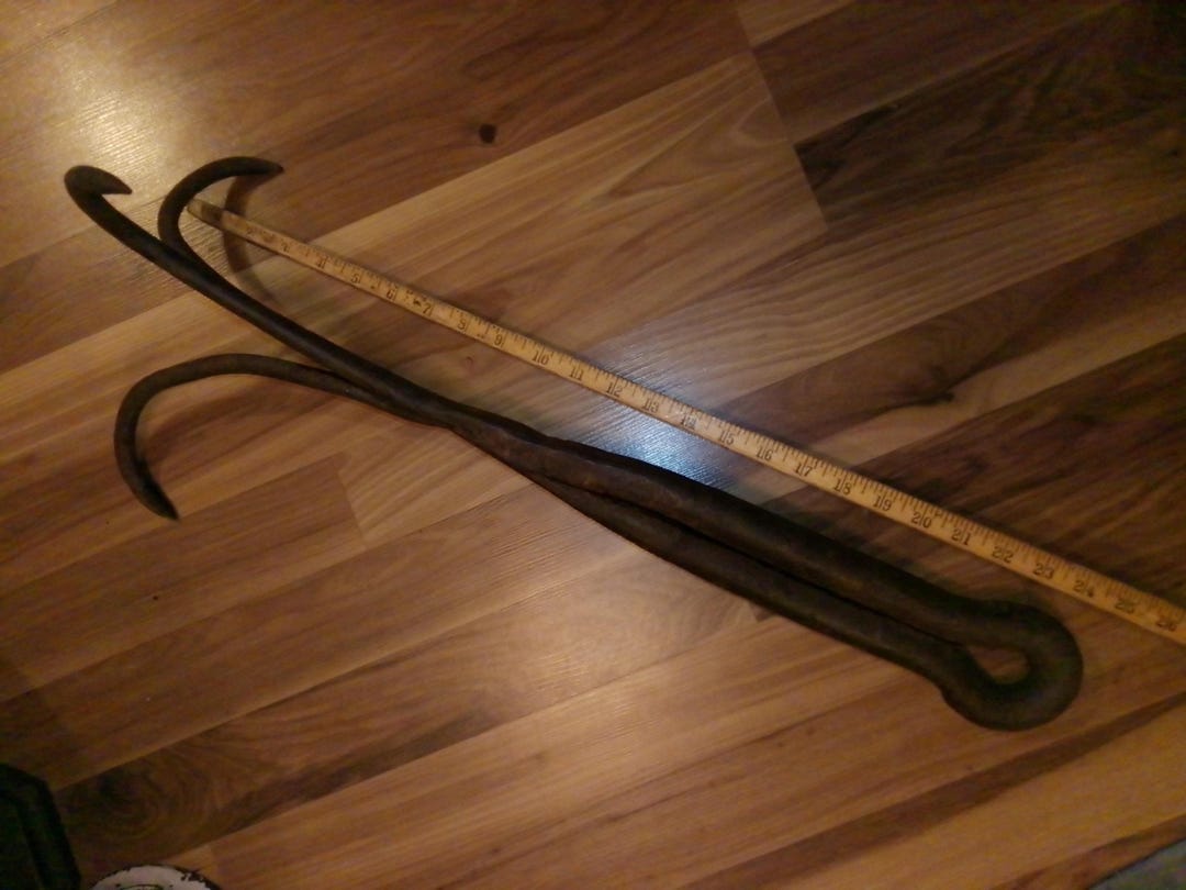 Antique Grappling Hook - Drag and Salvage Hook 25" Long 8 LB Form ...