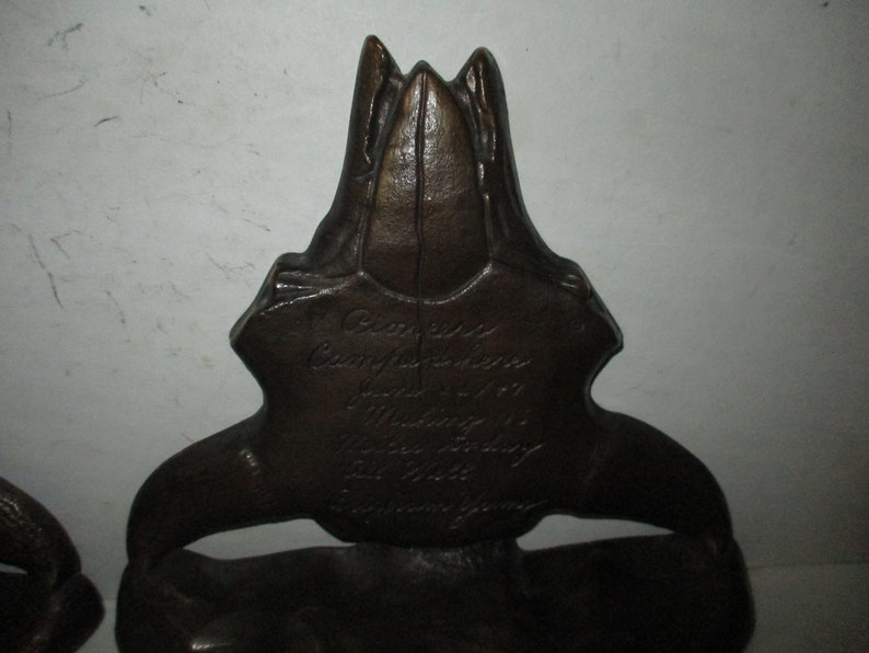 Bronze Bookends Mormon Brigham Young Bulletin of the Plains - Etsy