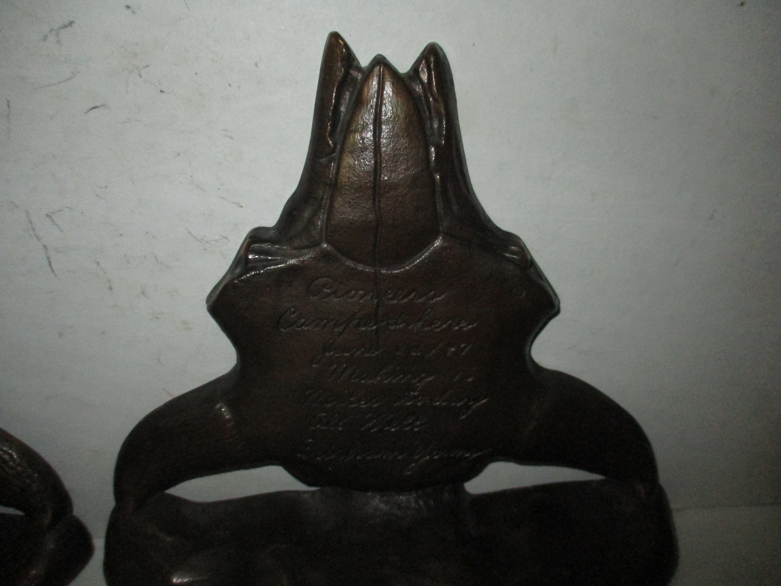 Bronze Bookends - Mormon Brigham Young Bulletin of the Plains Buffalo ...