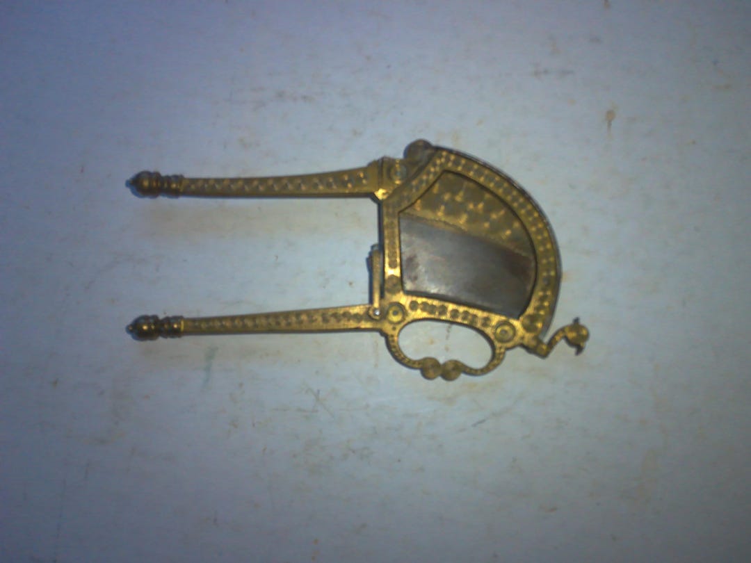 Antique Brass Betel Nut and Cigar Guillotine Cutter - Pliers Style ...