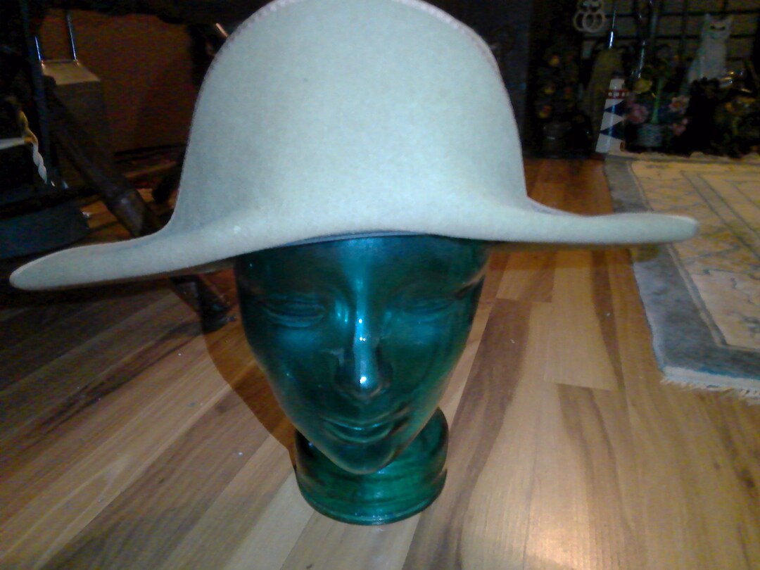 Bicorn Hat - Revolutionary War Style Form by HXC - Size Large - Khaki W ...