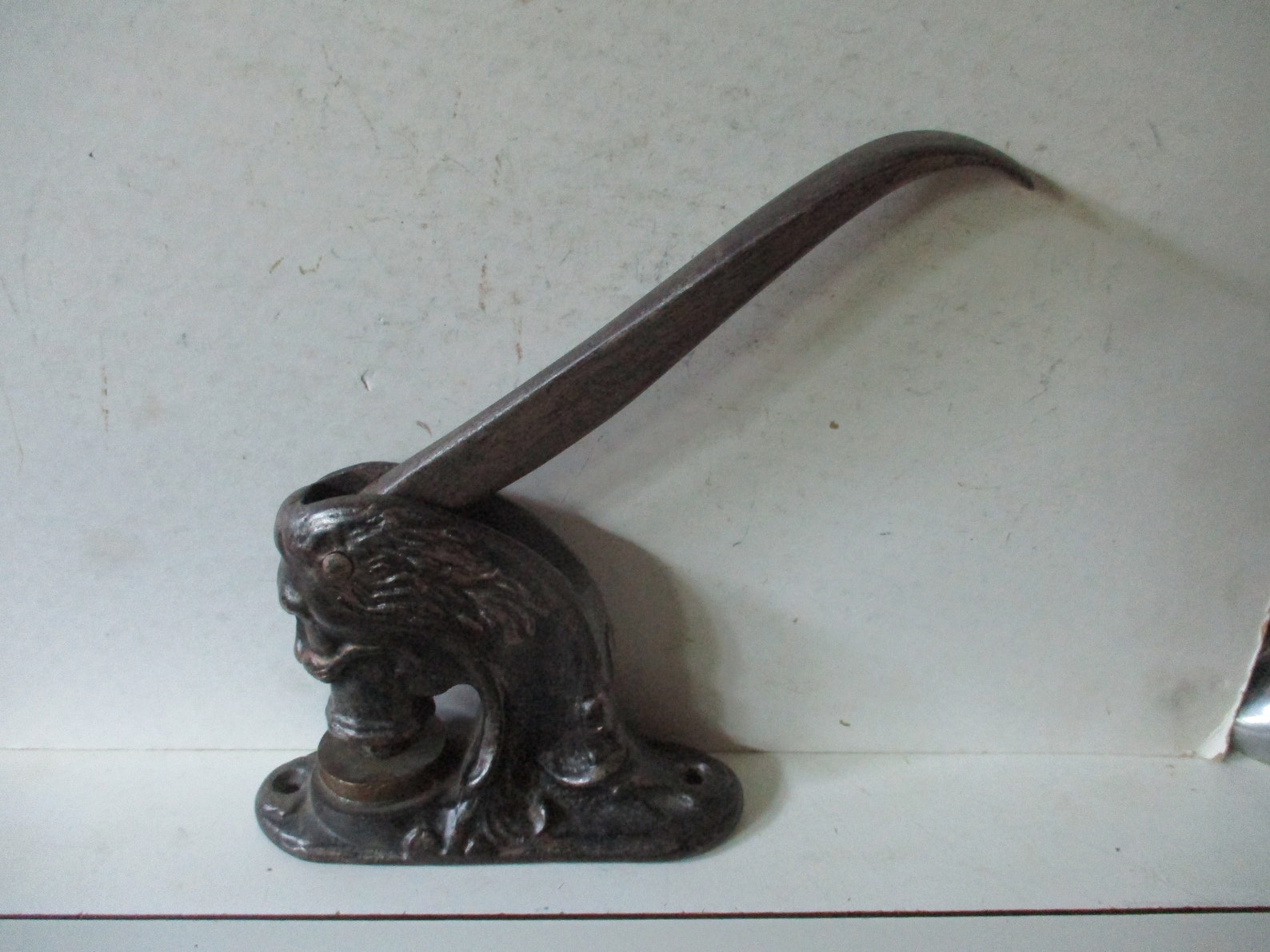 Victorian Lions Head Seal Embosser - Rare and Unusual Working Form With ...