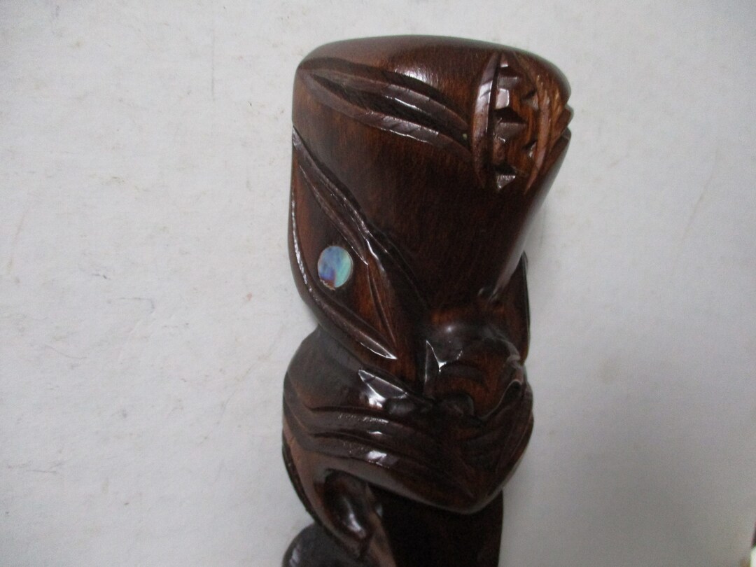 Tiki - Teko Teko - Hand Carved Devil, Demon, God Statue by Maori of New ...