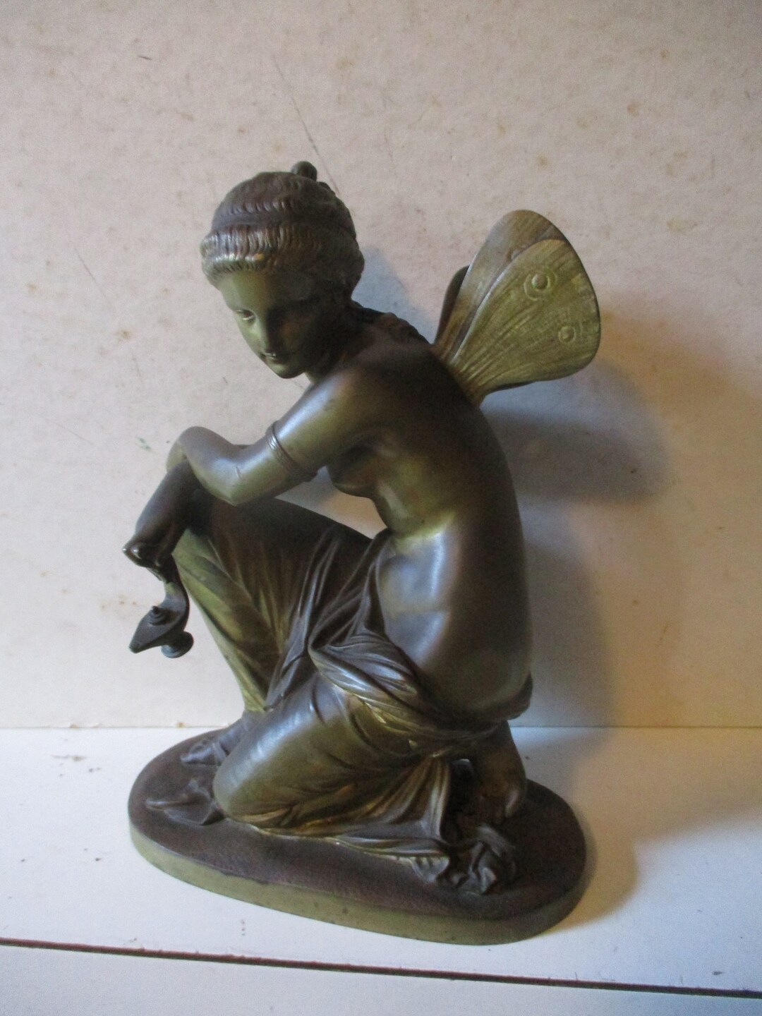 Eugene Laurent Kneeling Nymph 1880s Cast Bronze Statue of - Etsy