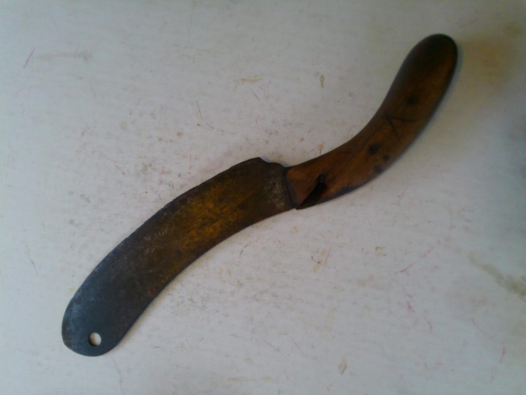 Tobacco or Beet Machete - Antique Farming Tool - Very Sharp Rounded ...