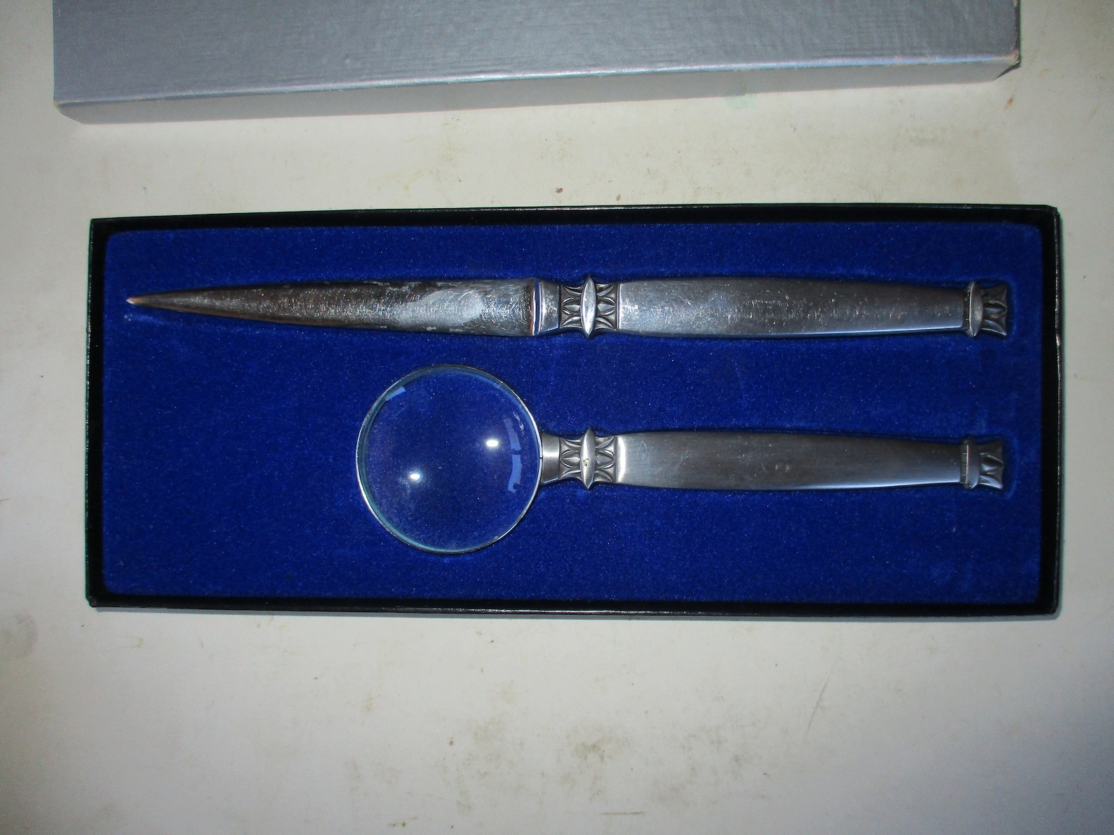 Crown Desk Set 2 Diameter Magnifying Glass and | Etsy