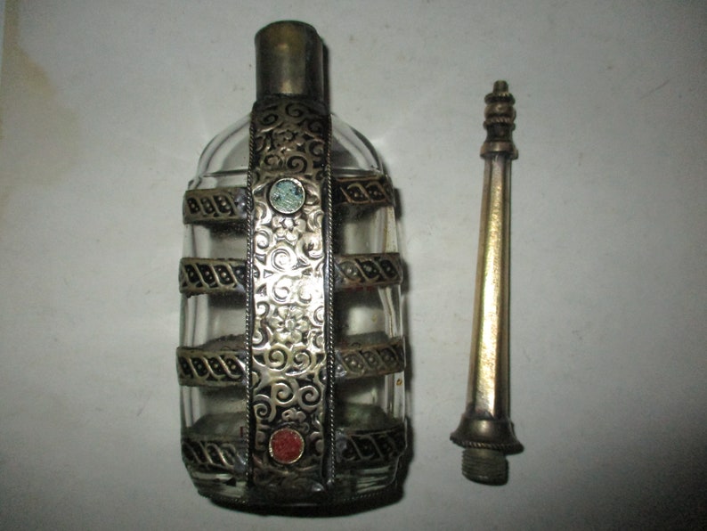 Antique Long Neck Perfume Bottle Rare Tibetan/nepali Form of | Etsy