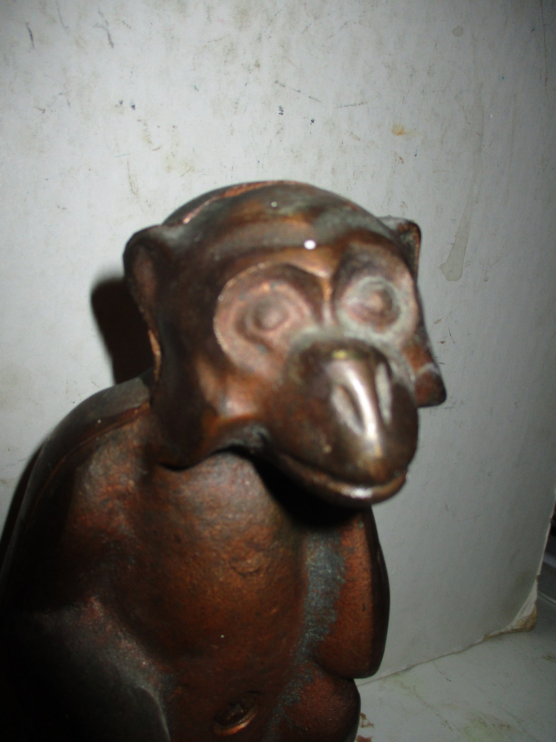 Cast Iron Monkey Still Bank Antique Capuchin Style Form | Etsy