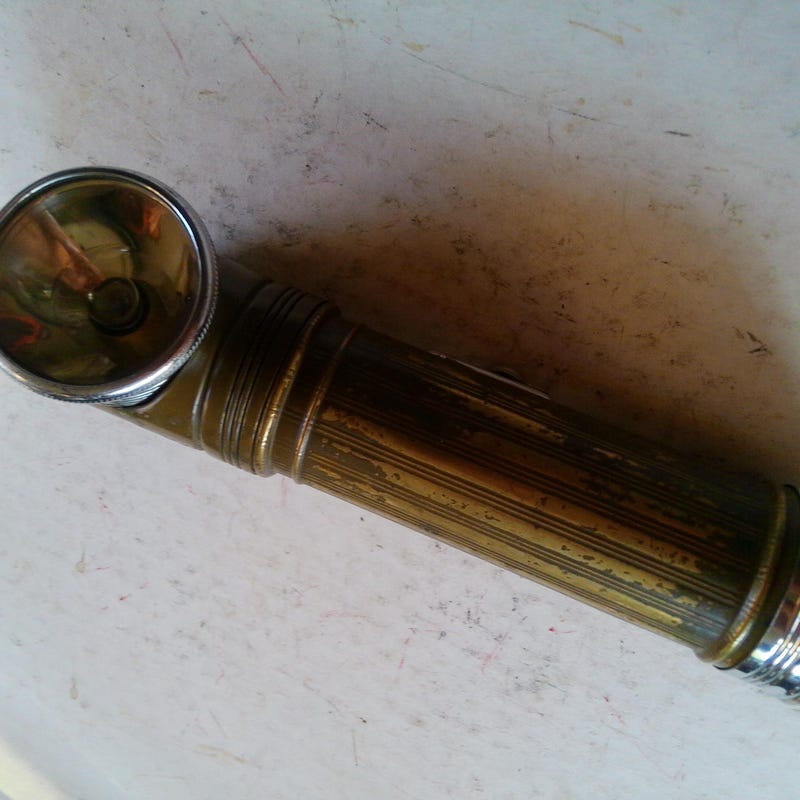 Antique Flashlight - Etsy