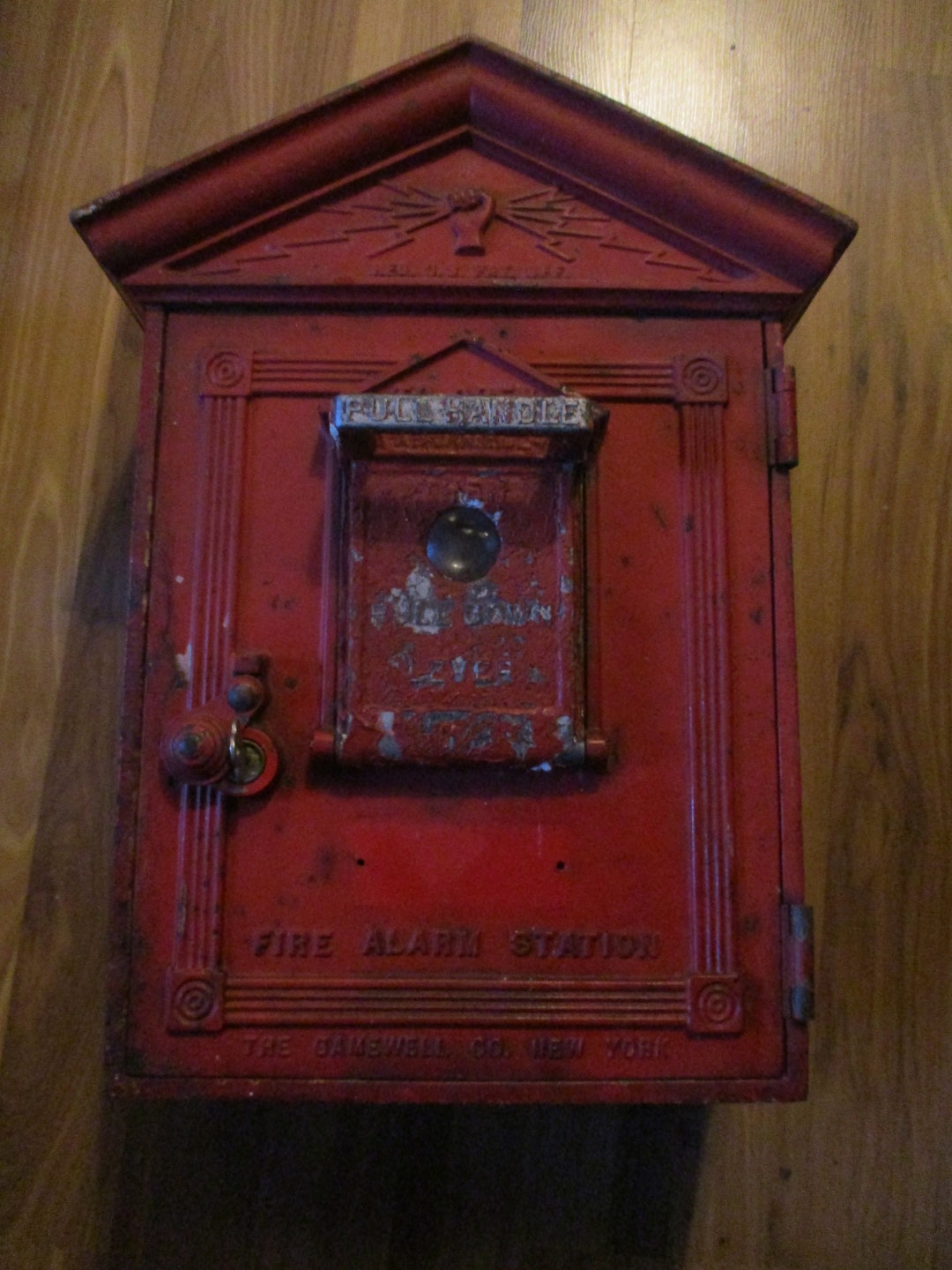 Antique Gamewell Firebox With Working Lock and Key - Working Hinged ...