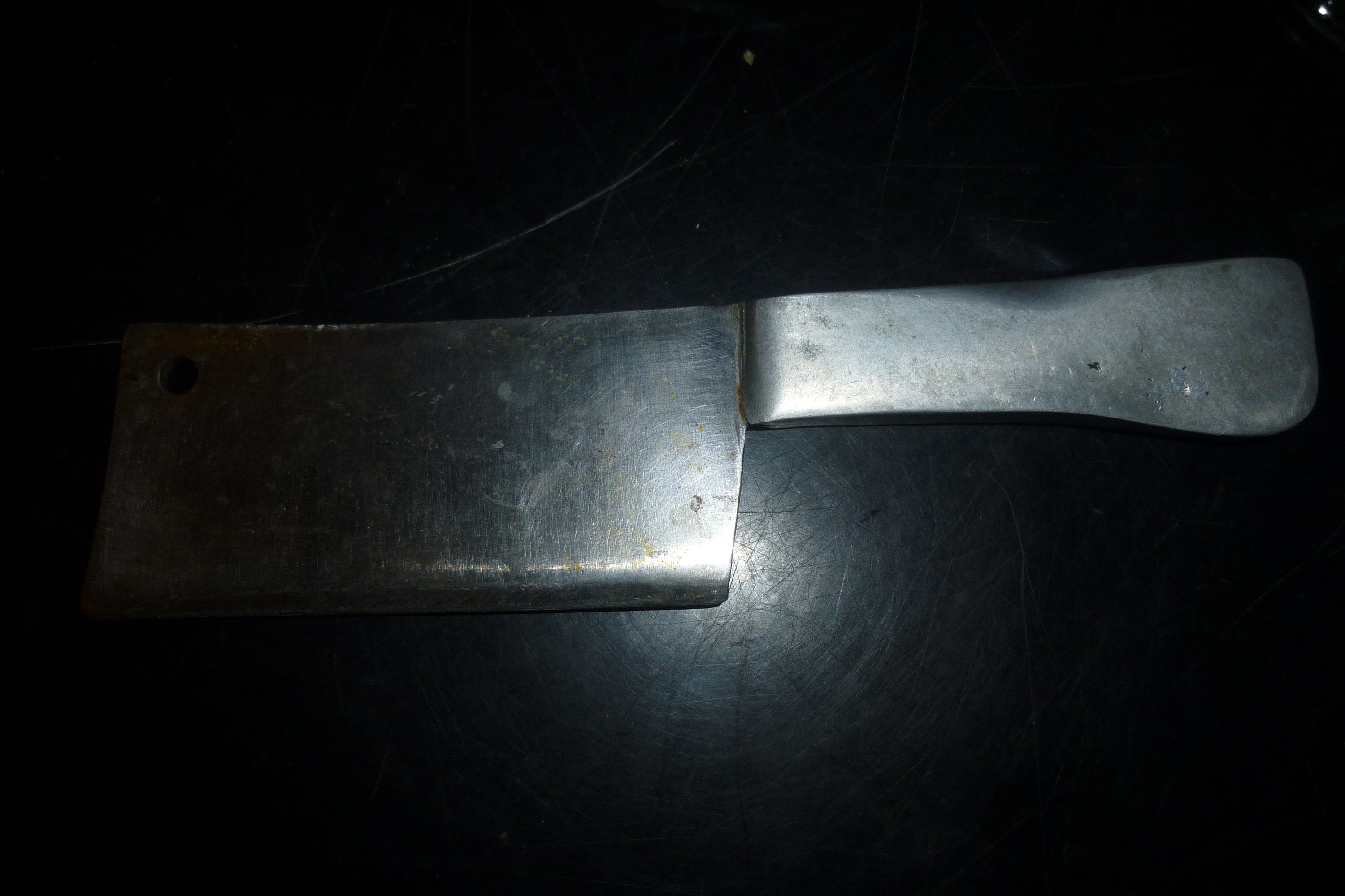 Antique Cleaver - Cast Aluminum Handle on Steel Blade - Small 8.25 ...