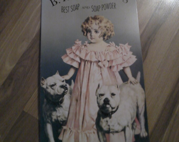 Babbitt's Best Soap and Soap Powder - Vintage 1993 16" X 8.5" Sign by ...
