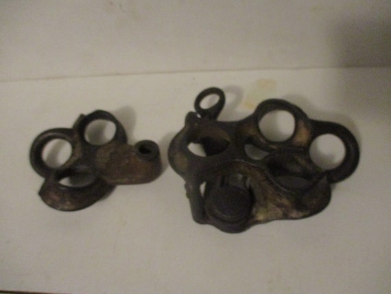 Antique Industrial Cast Iron Latching Buckle - Victor… - Gem