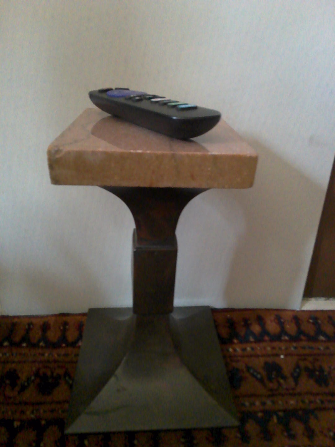 Marble Topped Bronze Plinth/pedestal/stand Art or Plant Elevated ...