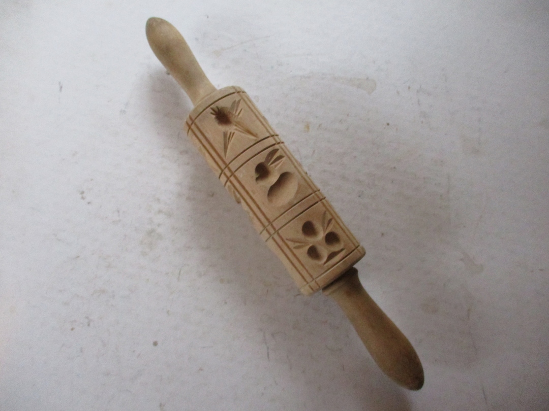 Springerle Rolling Pin - Shortbread and Cookie Roller - 13" Long Form ...