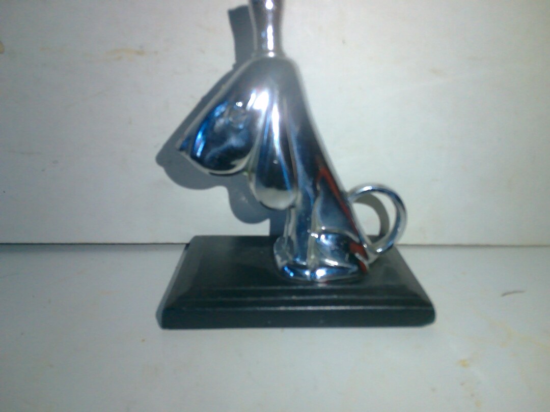 Ronson Art Deco Hound Dog Striker - Fun Rare 4.5" Form in Need of Flint ...