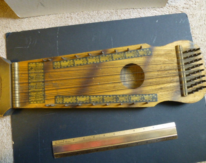 Violin-uke by Marxochime 1930s Stringed Lap Harp Play With a Bow or ...