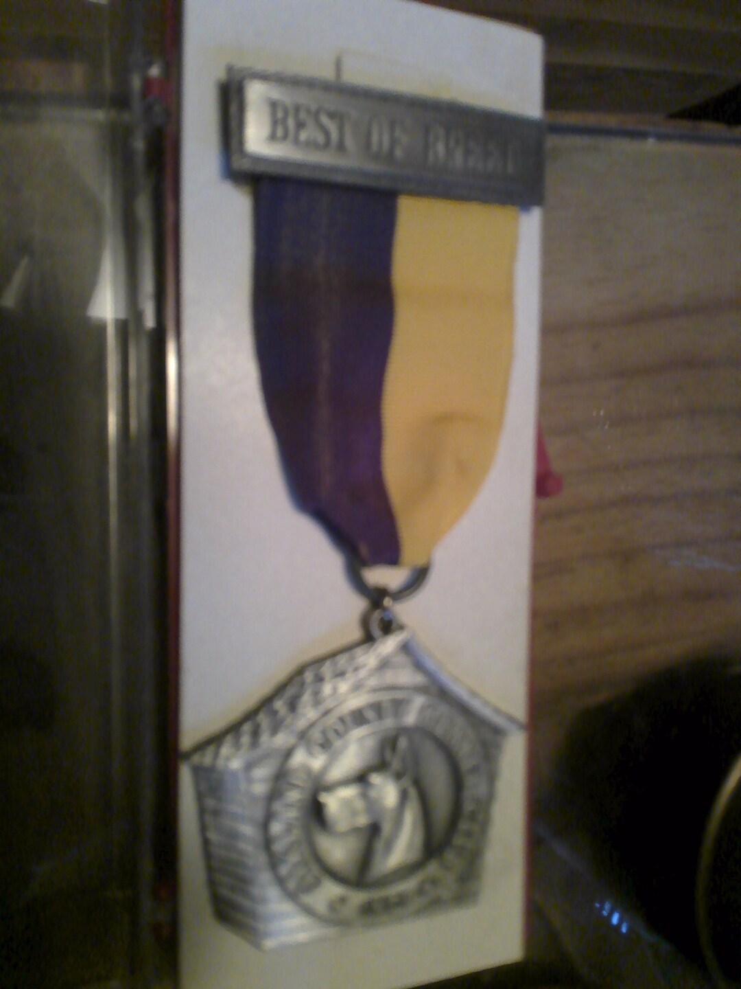 Best in Breed Ribbon Medal - Vintage Sterling Silver and Ribbon Form 5 ...