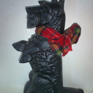 Scotch Terrier Statue - Lifesized Standing Scottie, Scotty Dog ...