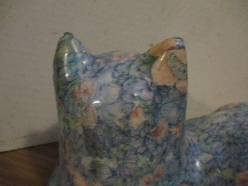 Charming Chintz Cozy Cat Covered in Flowers Fun Plaster - Etsy