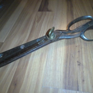 Antique English T Wilkinson & Son(?) Tailors Scissors 12" Long W 6 ...