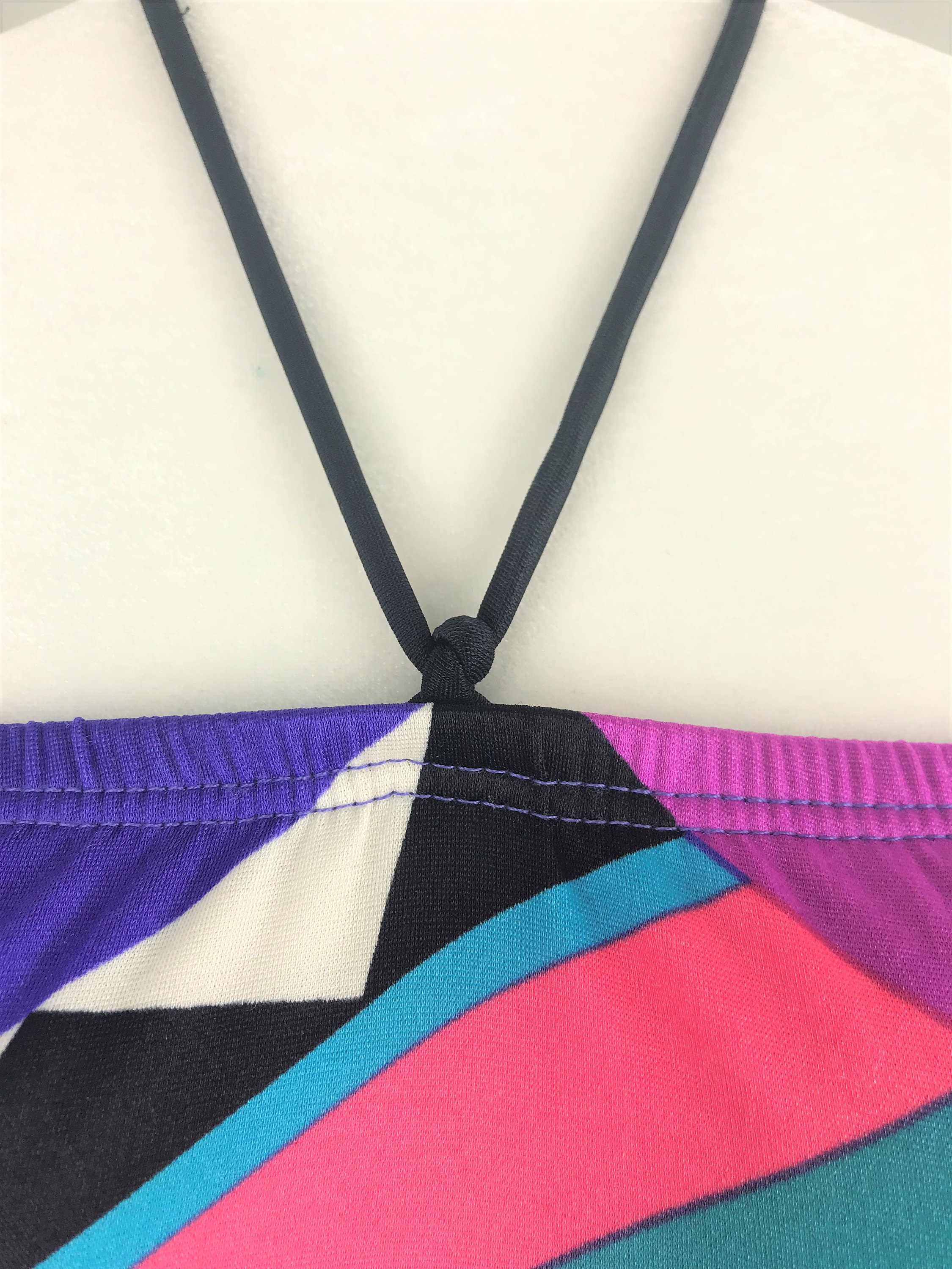 Vintage Late 80s-early 90s Speedo Bright Graphic One-piece Bandeau ...