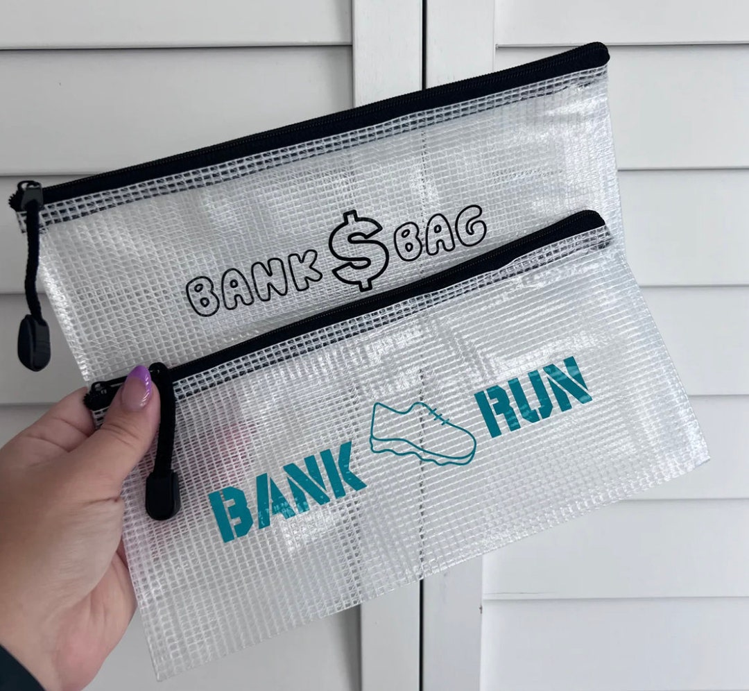 Money Bags for Bank Withdrawals and Deposits - Etsy