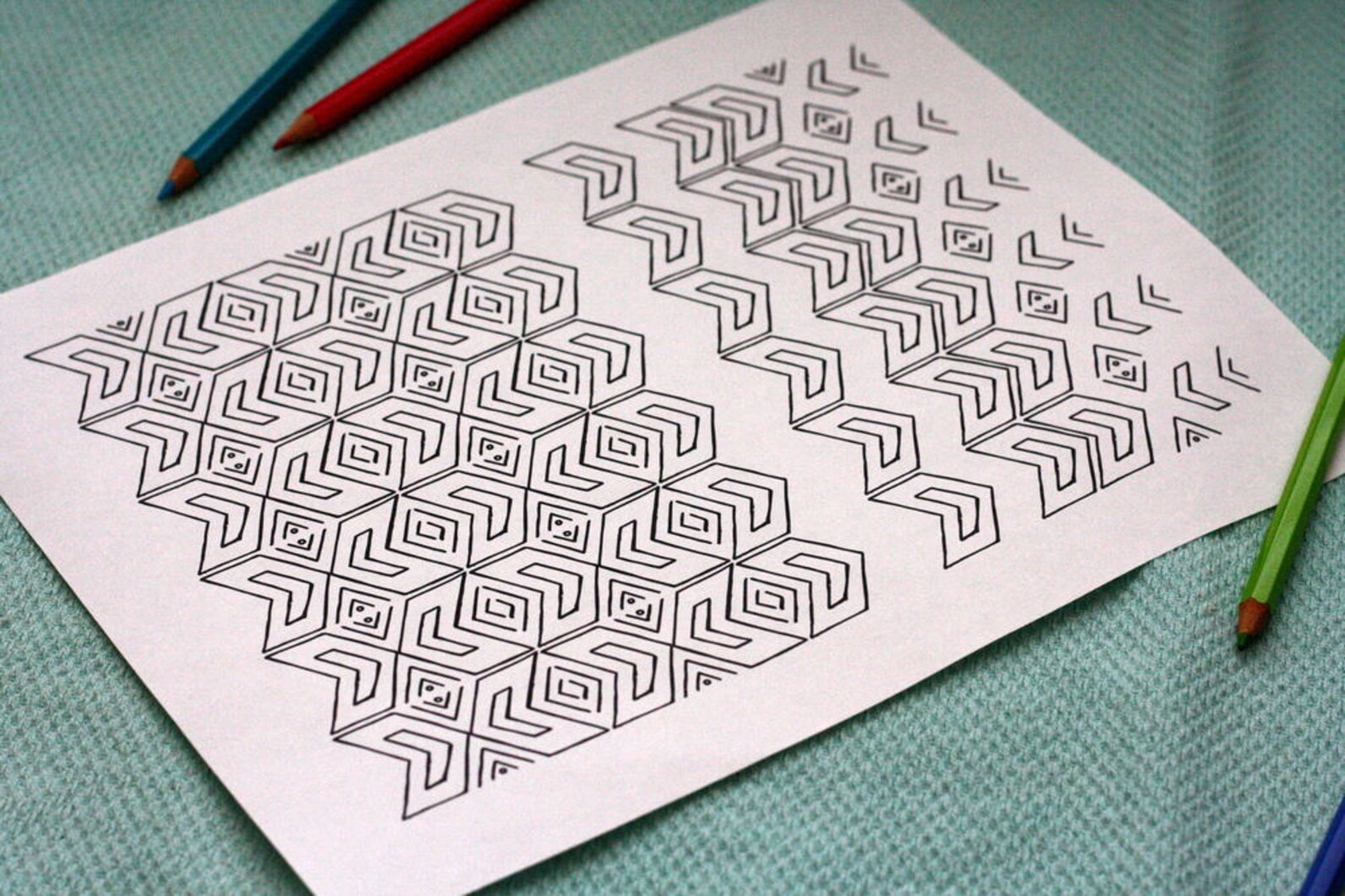 Tribal Patterns 10 Printable Coloring Pages 8.5 X 11 - Etsy