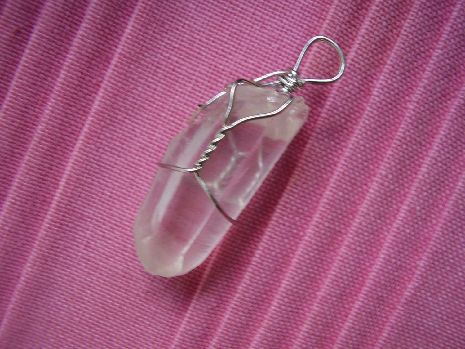 Large Wire Wrapped Single Point Crystal - Etsy